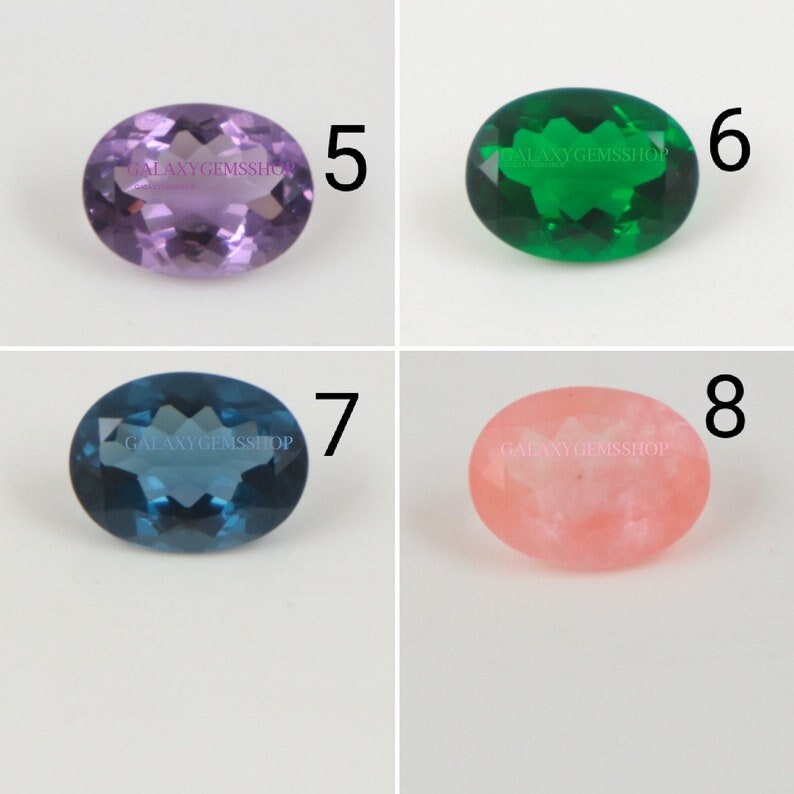 Mix Quartz Oval Gemstone Oval Shape 1 Pair 16X12 Mm Oval - Etsy