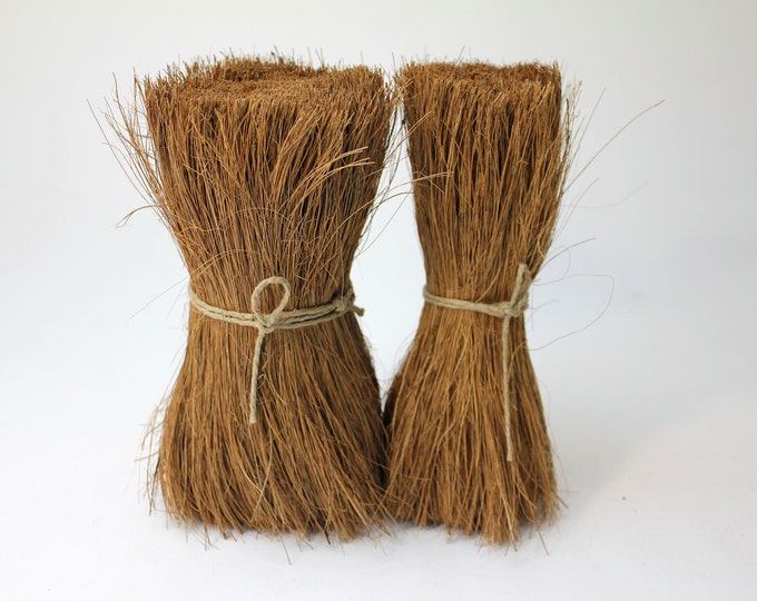 Coco Fibre 19cm/7.5inch Brush Fibre, Broom Making, Crafting, Model ...