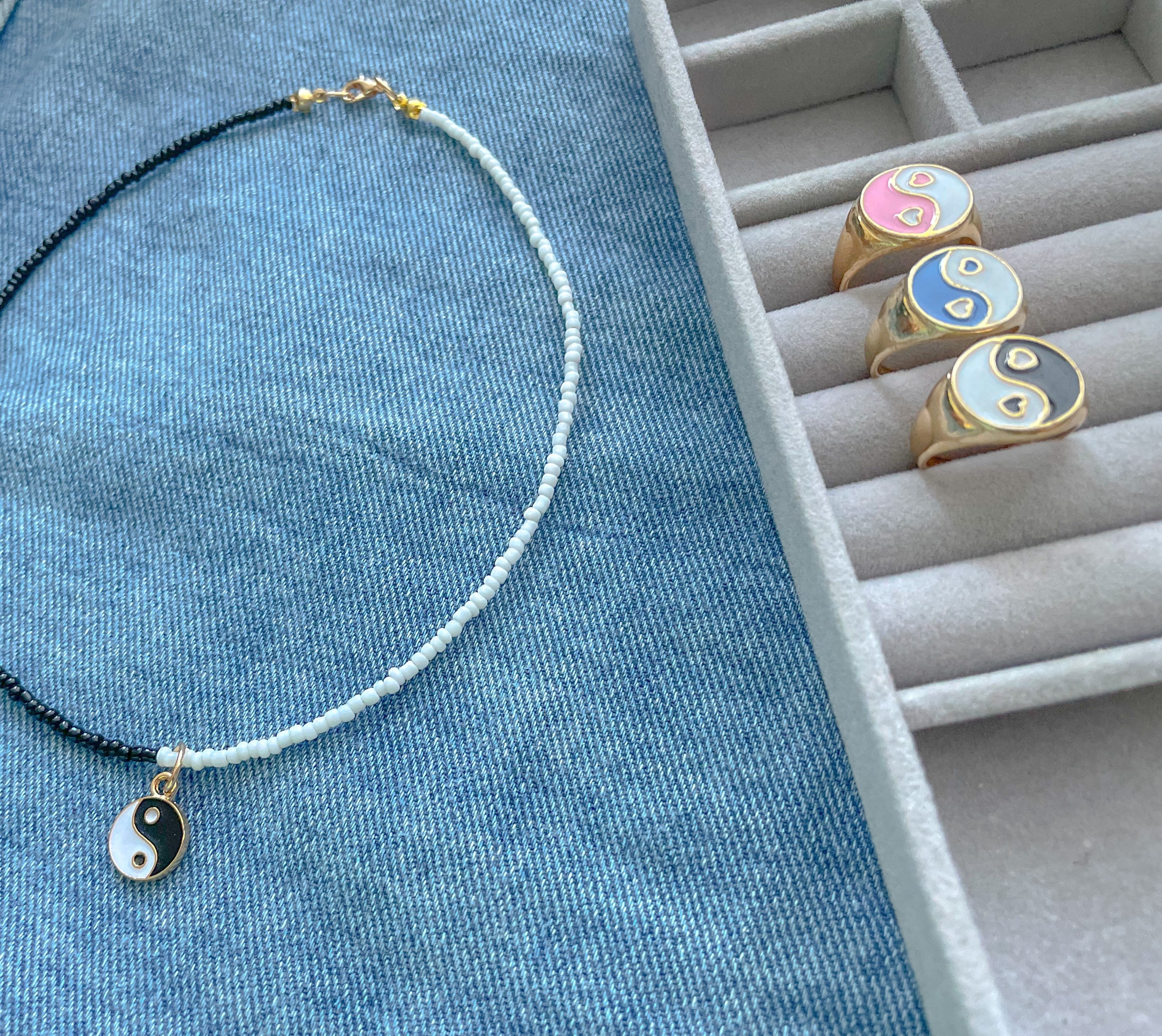 Ying Yang Necklace, Yin Yang Charm, Ying Yang Gift, Yin Yang Necklace ...