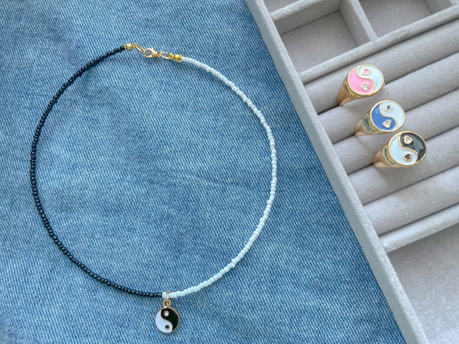 Ying Yang Necklace Yin Yang Charm Ying Yang Gift Yin Yang - Etsy