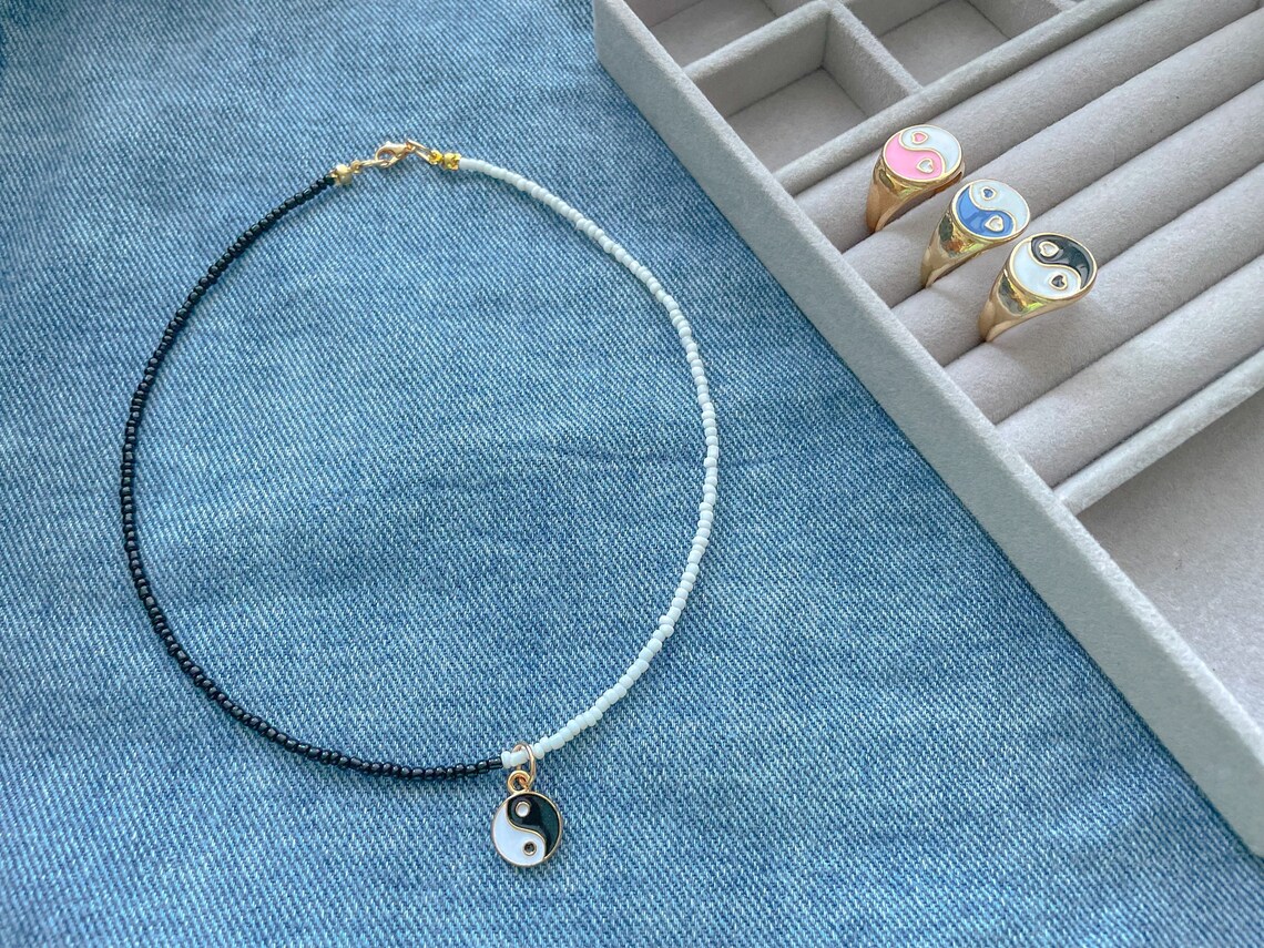 Ying Yang Necklace Yin Yang Charm Ying Yang Gift Yin Yang - Etsy