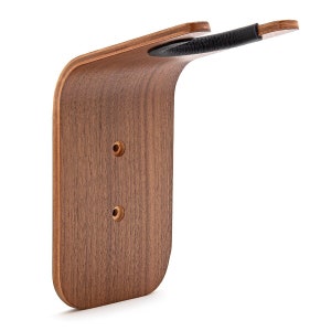 Wall Hanger for Guitar, Ukulele, and Banjo / Natural Mahogany Veneer ...