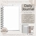 Digital Daily Journal | Hyperlinked Undated Planner | Realistic and ...