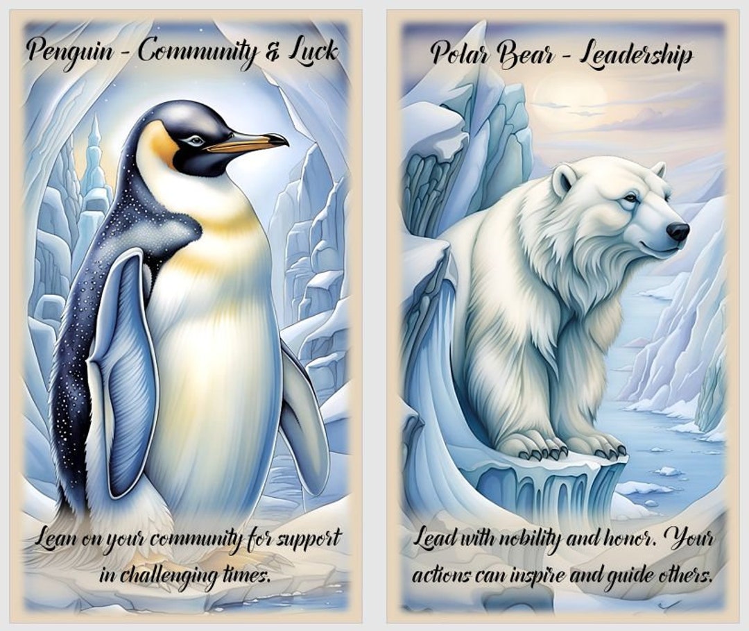 Spirit Animal Oracle Cards Deck. Animal Wisdom Oracle - Etsy