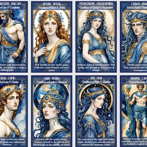 Greek - Roman Gods Oracle Deck. Mythology Oracle Predictions - Etsy