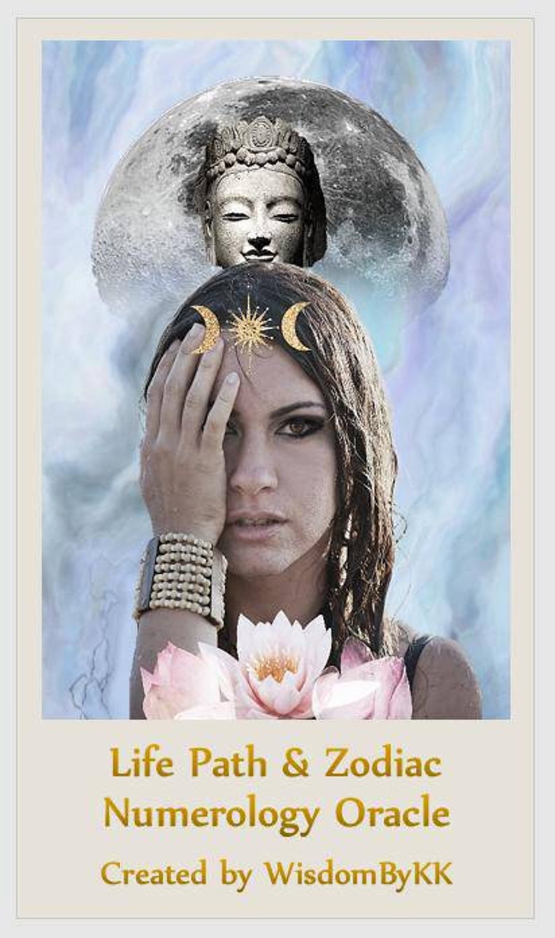 Life Path and Zodiac Oracle Deck. Numerology Cards - Etsy
