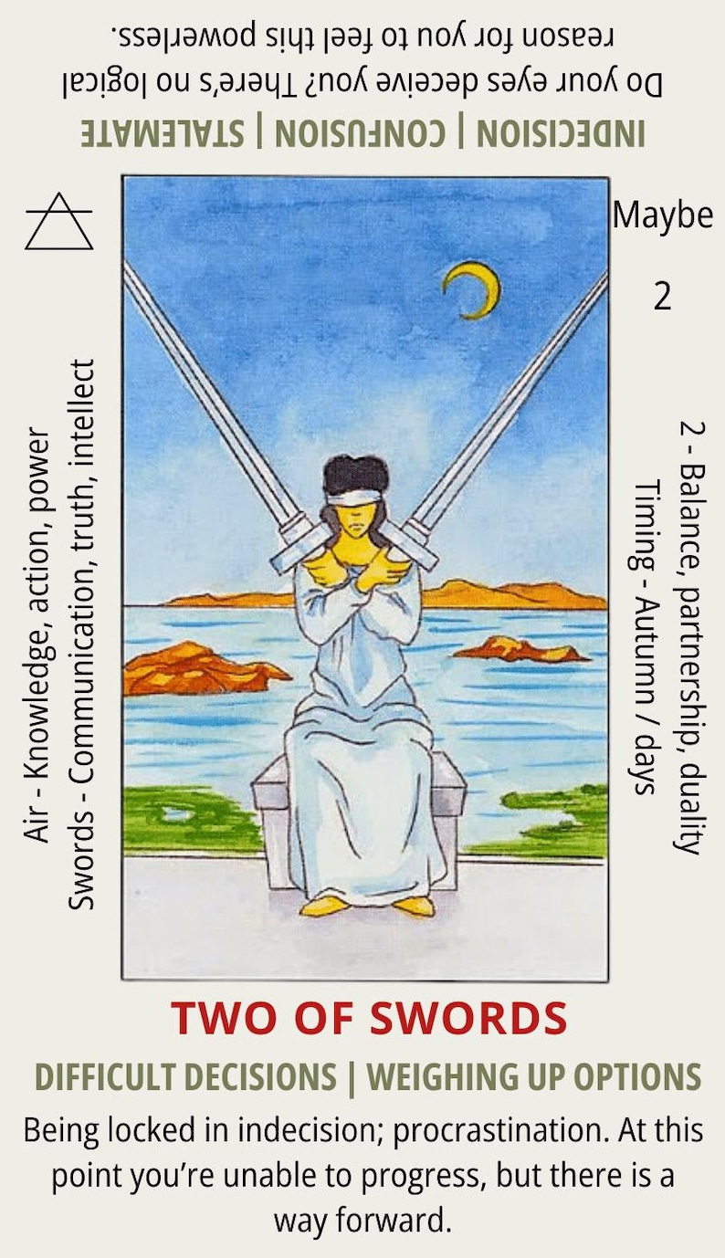 Tarot Cards Deck for Beginners. Rider Waite Tarot - Etsy