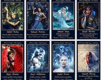 Life Path and Zodiac Oracle Deck. Numerology Cards - Etsy