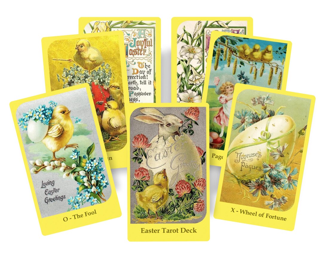 Easter Tarot Deck. Love Tarot - Etsy
