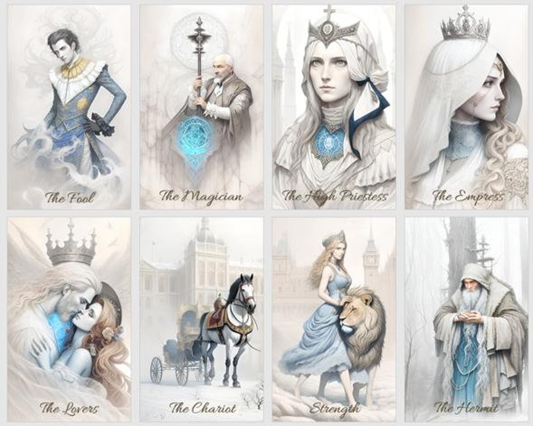 Divine Magic Tarot Deck. Renaissance Fantasy Tarot - Etsy