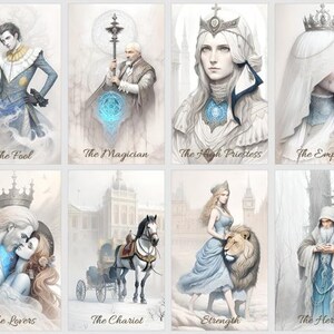 Divine Magic Tarot Deck. Renaissance Fantasy Tarot - Etsy