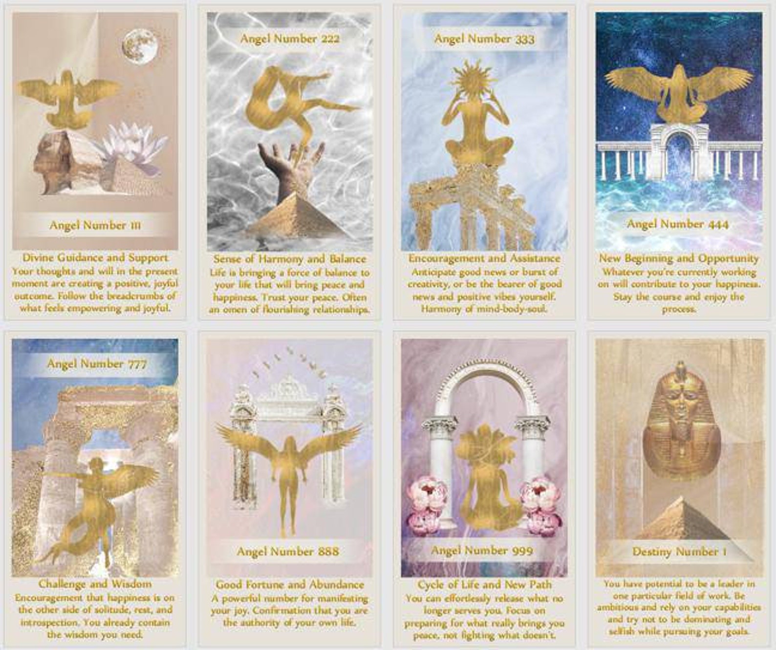 Life Path and Zodiac Oracle Deck. Numerology Cards - Etsy