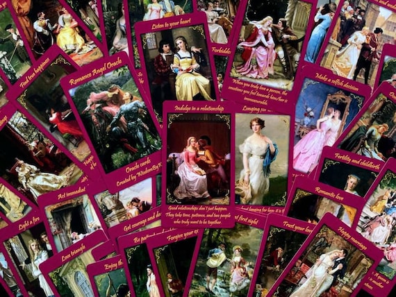 Romance Angel Oracle Deck. Love Oracle Predictions - Etsy