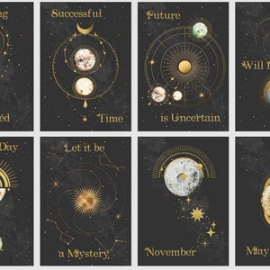 Cosmic Timing Oracle Deck. Daily Oracle Prediction Cards - Etsy