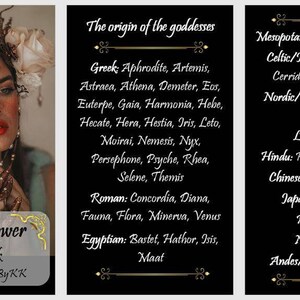 Goddess Power Oracle Deck - Etsy