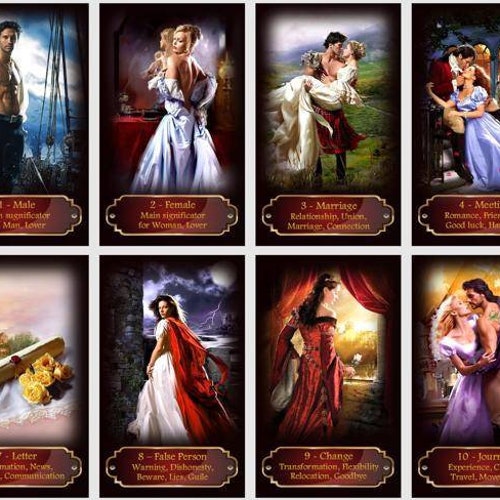 Kipper Cards. Extended Version Oracle Deck. Romantic Love - Etsy