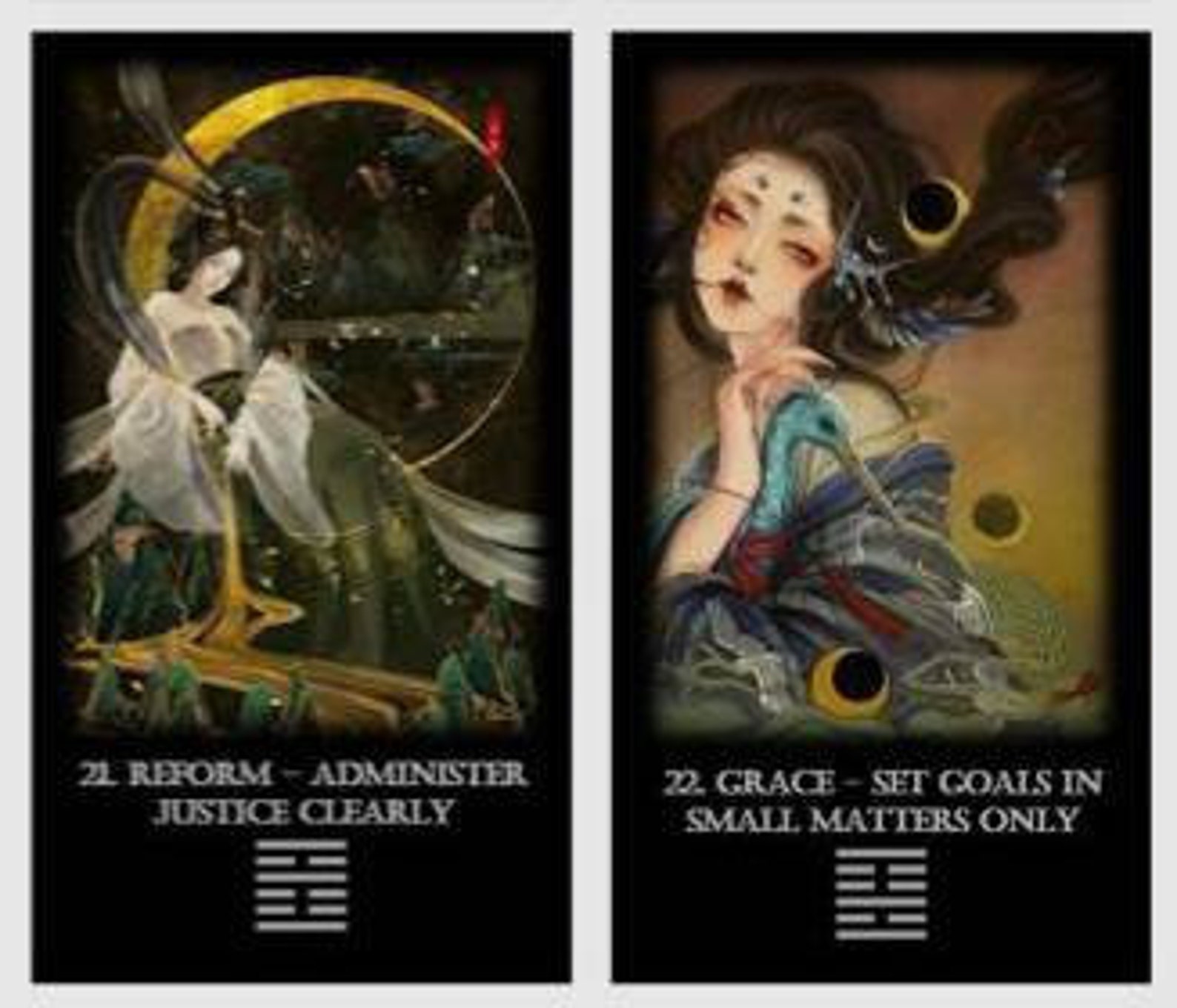 Book of Changes Oracle Deck. I-ching Oracle - Etsy