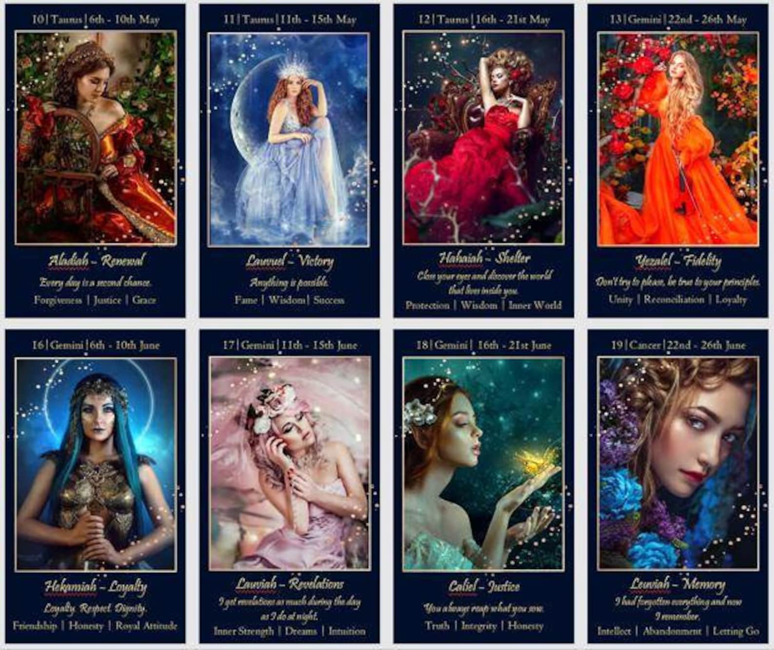 Guardian Angel Oracle Deck. Archangel Cards - Etsy