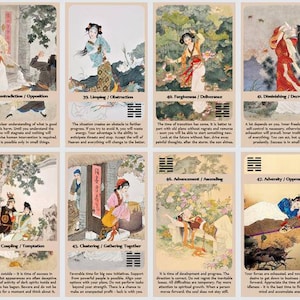 Yin Yang Oracle Cards Deck. I-ching Oracle Cards - Etsy