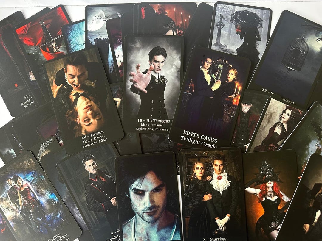 Twilight Kipper Oracle Deck. Vampire Kipper Cards - Etsy