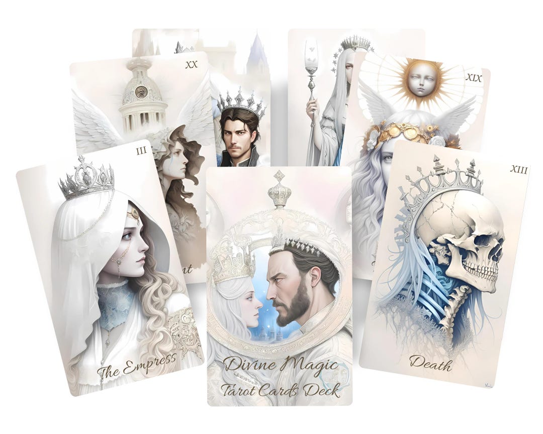 Divine Magic Tarot Deck. Renaissance Fantasy Tarot - Etsy