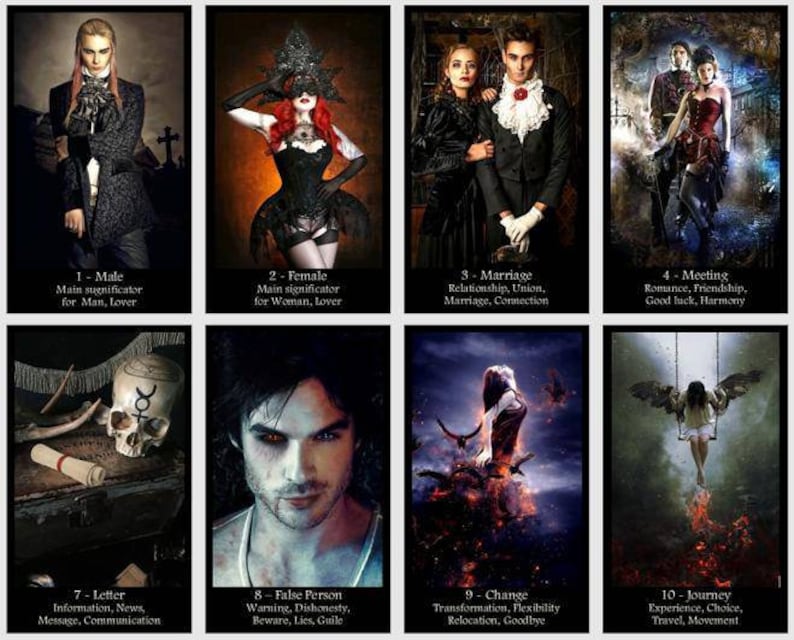Twilight Kipper Oracle Deck. Vampire Kipper Cards - Etsy