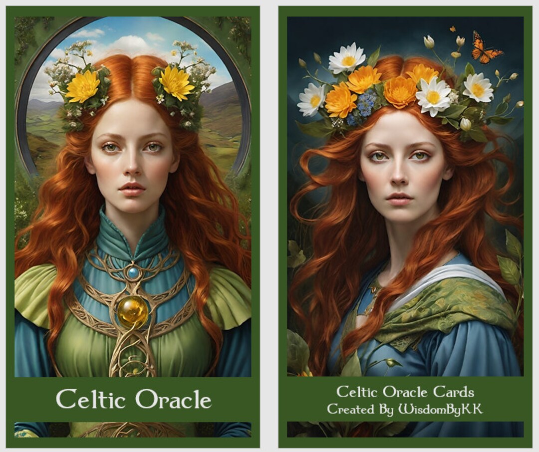 Celtic Oracle Cards Deck. Ogham Tree Oracle. Celtic Sabbath Oracle - Etsy