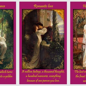 Romance Angel Oracle Deck. Love Oracle Predictions - Etsy