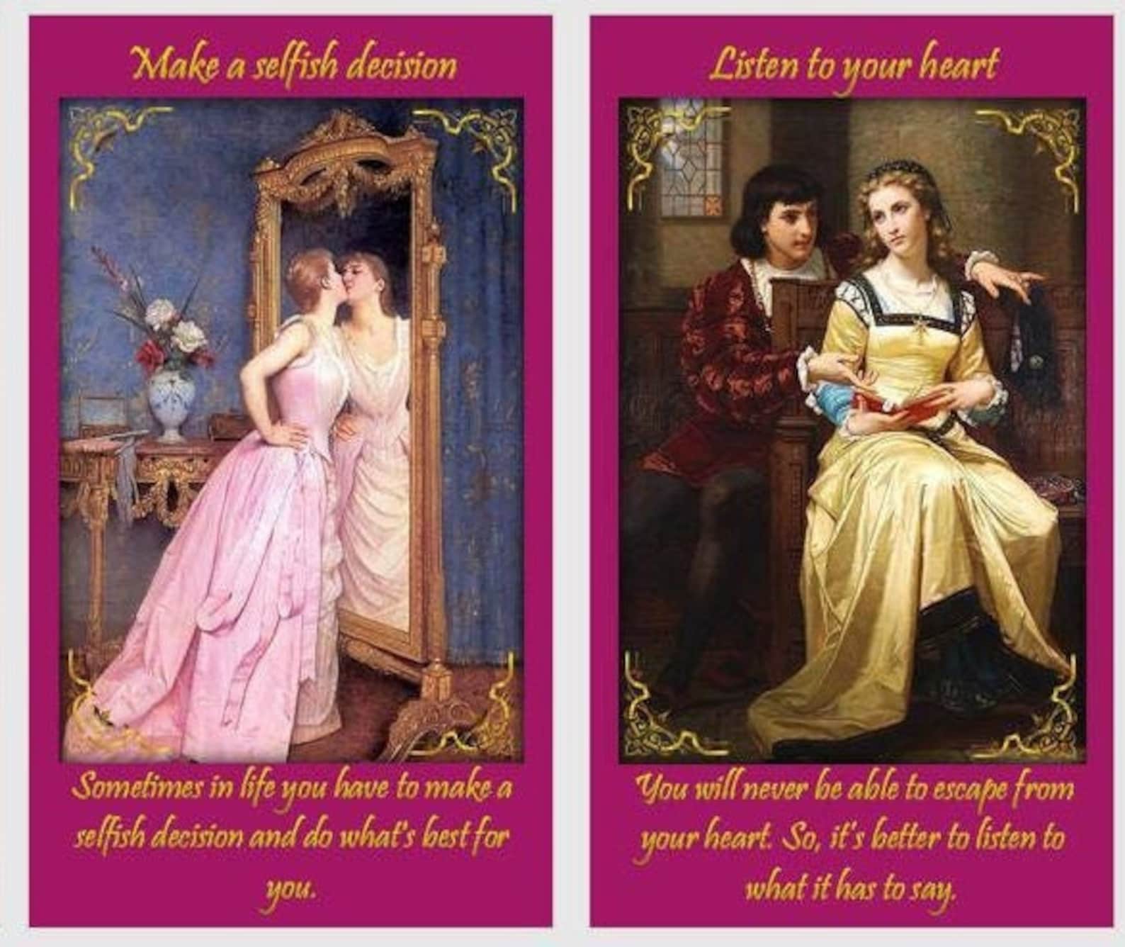 Romance Angel Oracle Deck. Love Oracle Predictions - Etsy