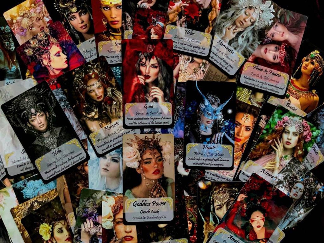 Goddess Power Oracle Deck - Etsy