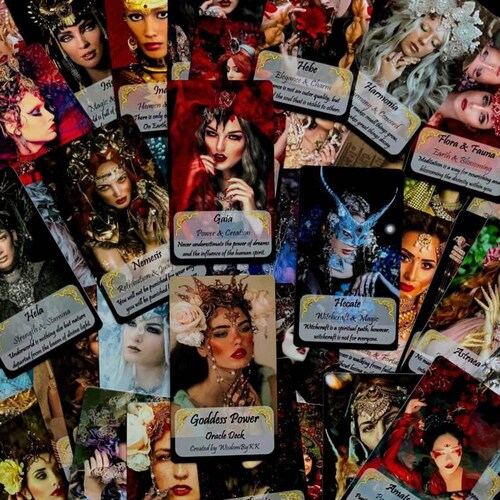 Goddess Power Oracle Deck & Guidebook - Etsy