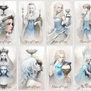 Divine Magic Tarot Deck. Renaissance Fantasy Tarot - Etsy