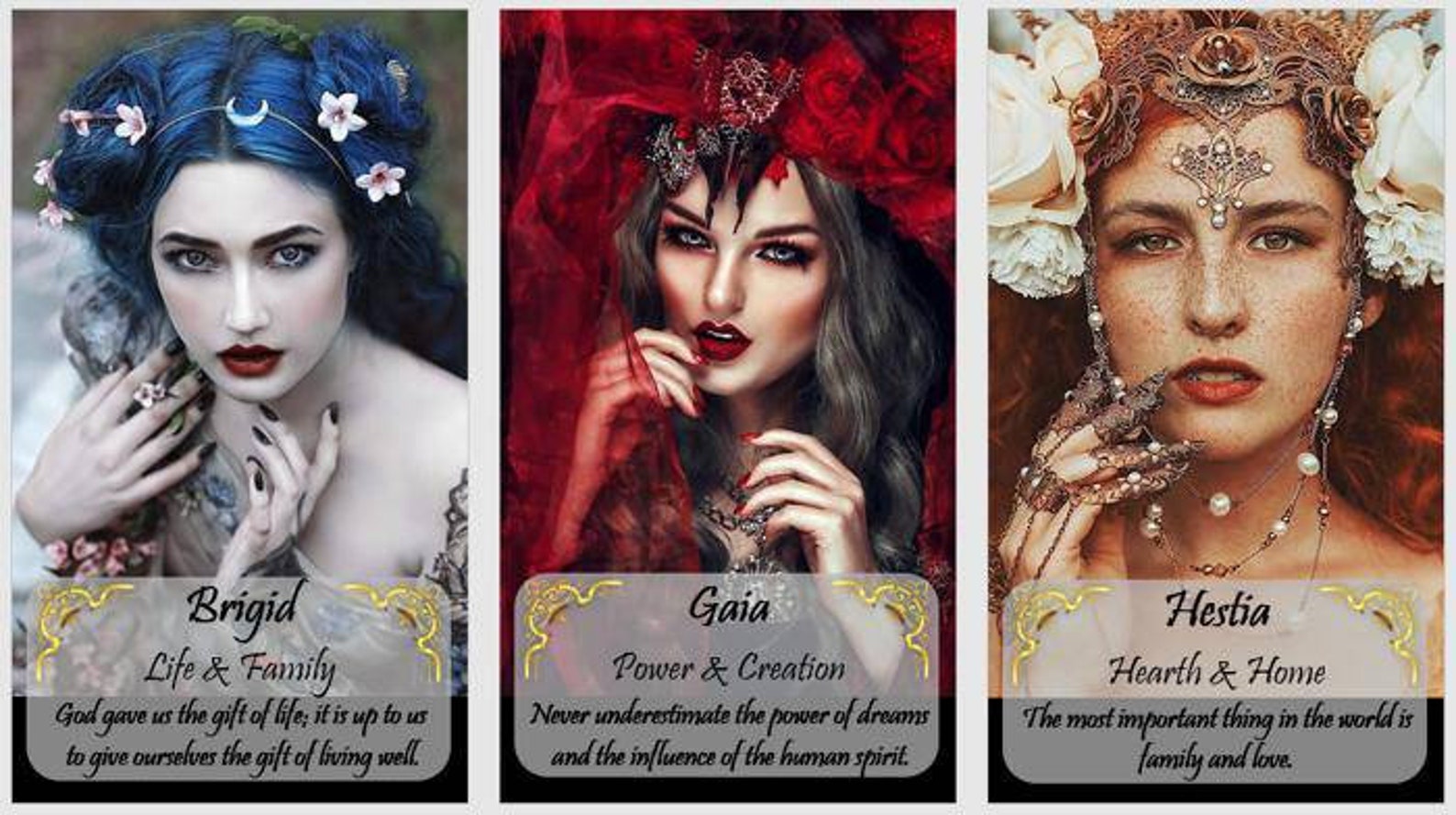 Goddess Power Oracle Deck - Etsy