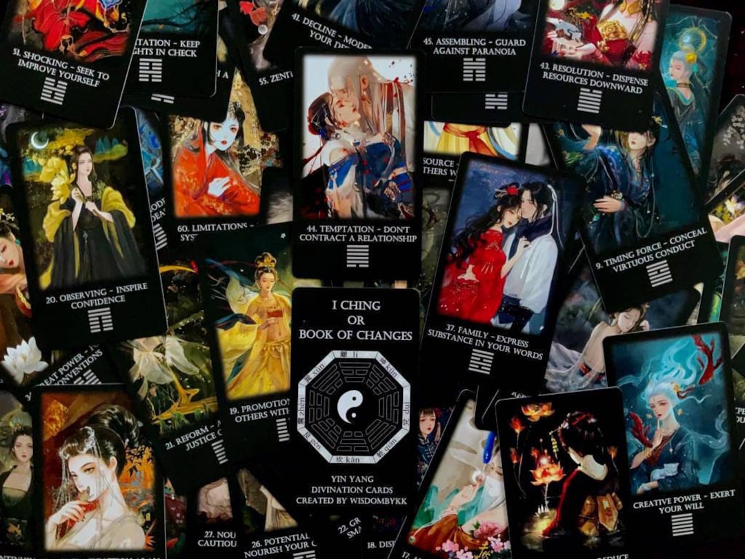 Book of Changes Oracle Deck. I-ching Oracle - Etsy