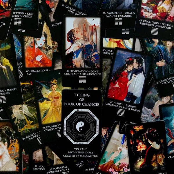 I Ching Oracle Cards - Etsy