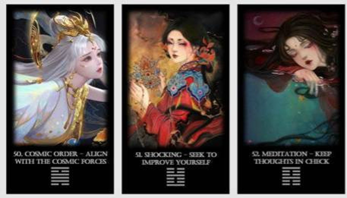 Book of Changes Oracle Deck. I-ching Oracle - Etsy