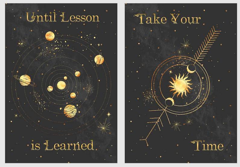 Cosmic Timing Oracle Deck. Daily Oracle Prediction Cards - Etsy