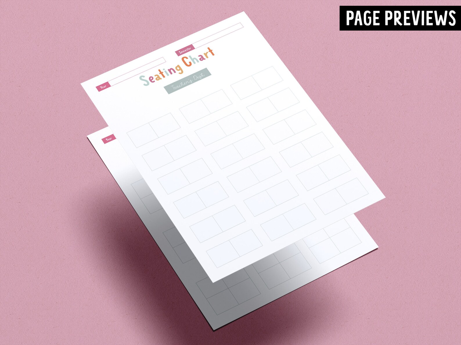 Fillable Printable Student Profile, Student List and Seating Chart ...