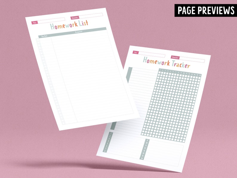 Fillable Printable Lists and Class Roster Planner Pages for Teachers ...