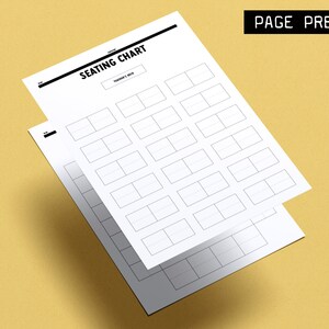 Printable Student Profile, Student List and Seating Chart Templates for ...