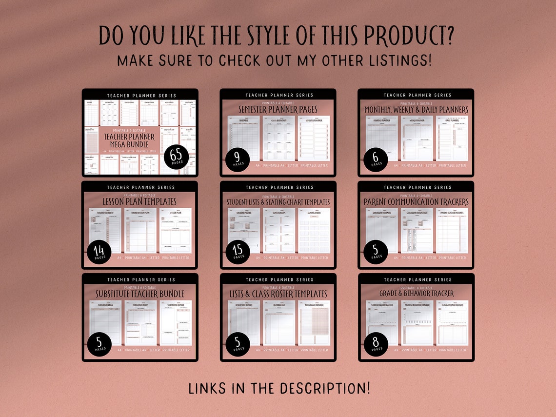 Fillable Printable Student Profile Student List and Seating - Etsy