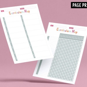 Fillable Printable Lesson Plan and Curriculum Map Templates for ...