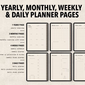 Light Academia / Cottagecore Inspired Undated Digital Planner ...