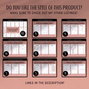 Printable Grade and Behavior Tracker Planner Pages for Teachers // 6 ...