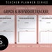 Printable Grade and Behavior Tracker Planner Pages for Teachers // 6 ...