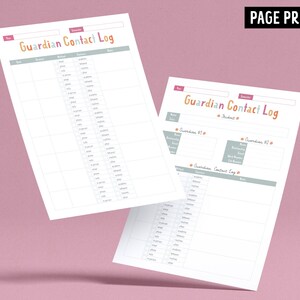 Fillable Printable Teacher-parent Communication Planner Pages for ...