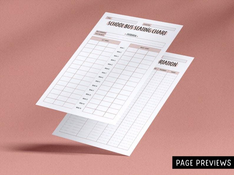 Fillable Printable Student Profile Student List and Seating - Etsy