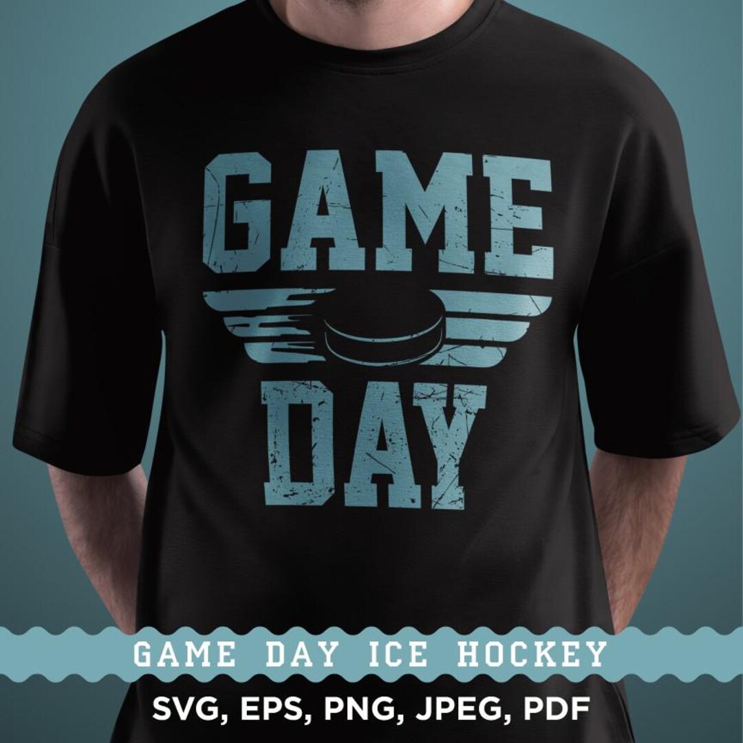 Game Day Ice Hockey SVG | Sports Shirt Design (digital Download) - Etsy