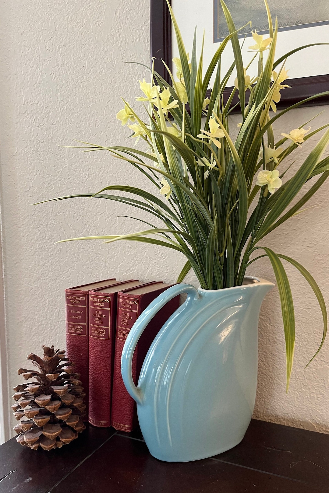 Hall Pottery Nora Design Pitcher With Ice Catcher Spout - Etsy