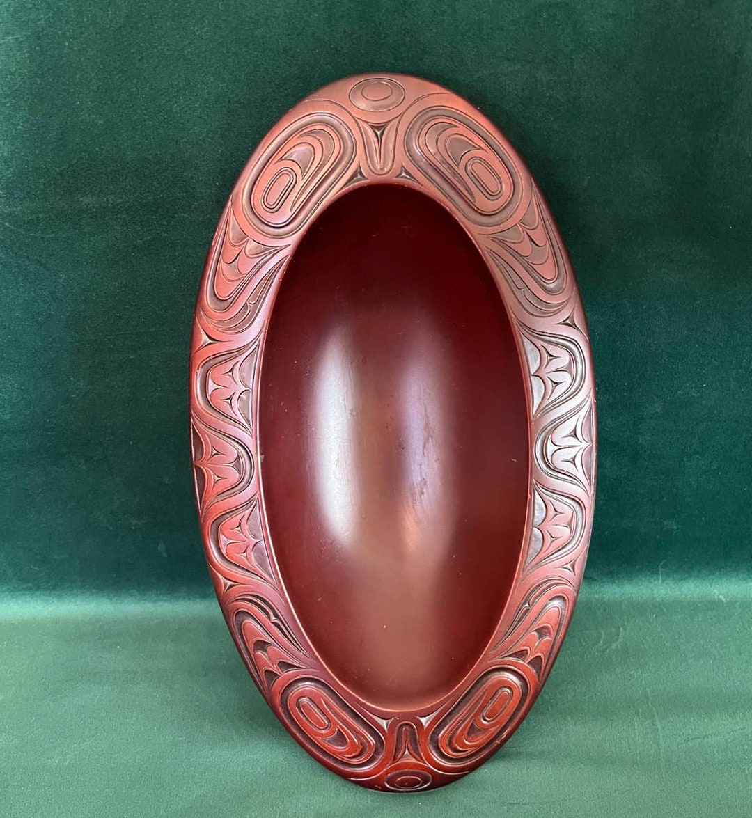 Boma Canada Recycled Material Carved Bowl Native Inuit - Etsy